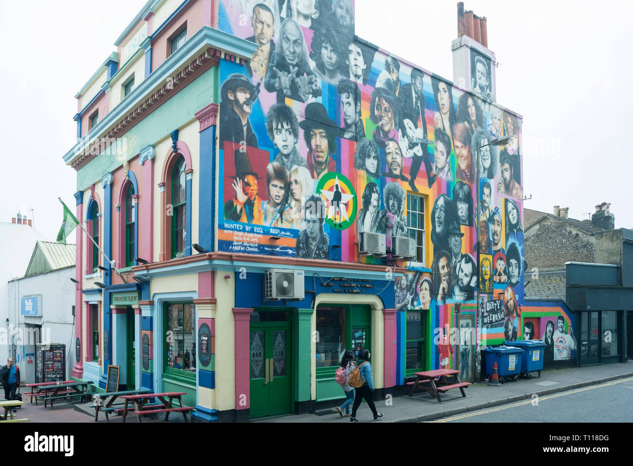 Street art and graffiti in Brighton and Hove Stock Photo - Alamy