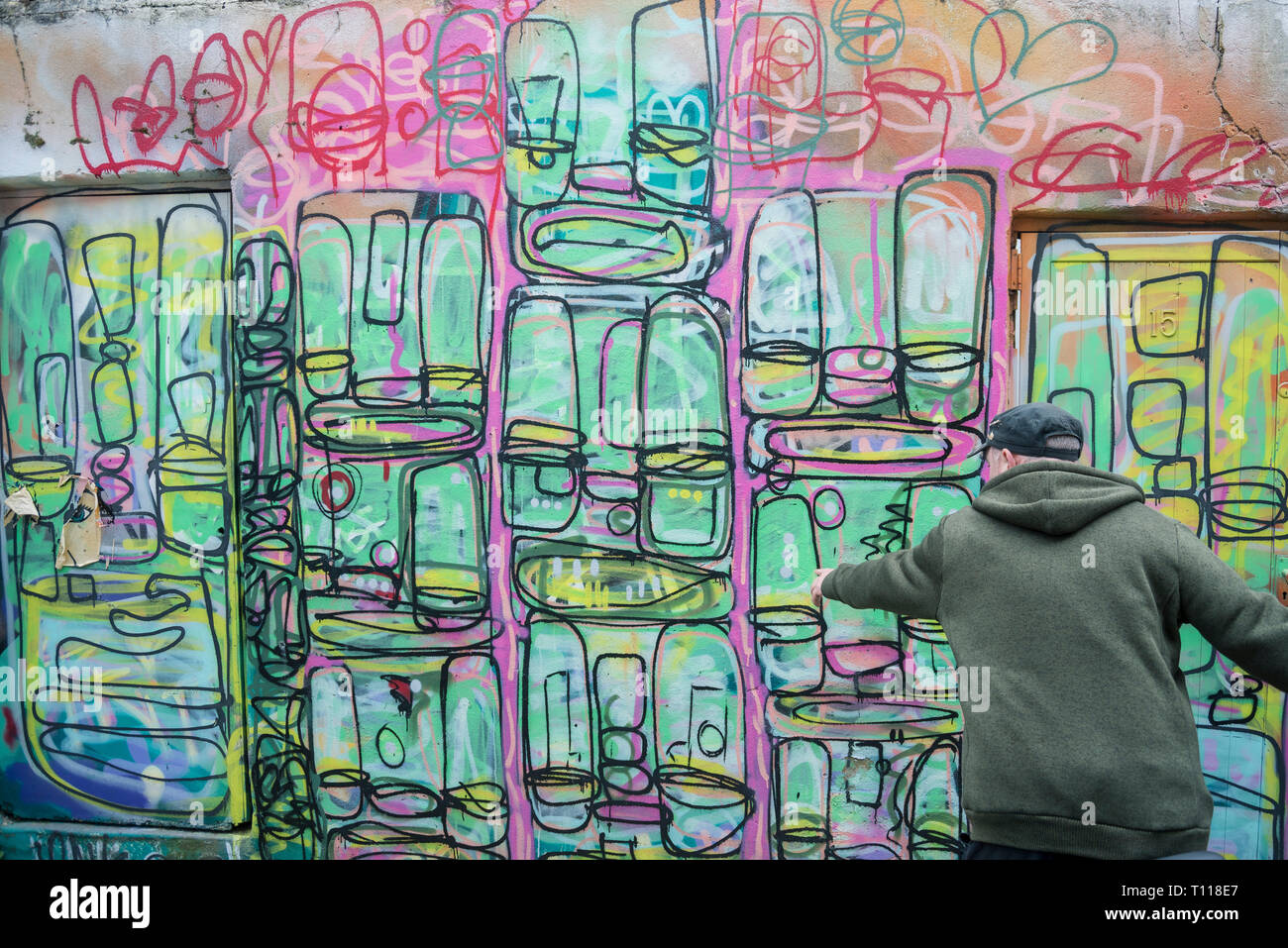 Street art and graffiti in Brighton and Hove Stock Photo - Alamy