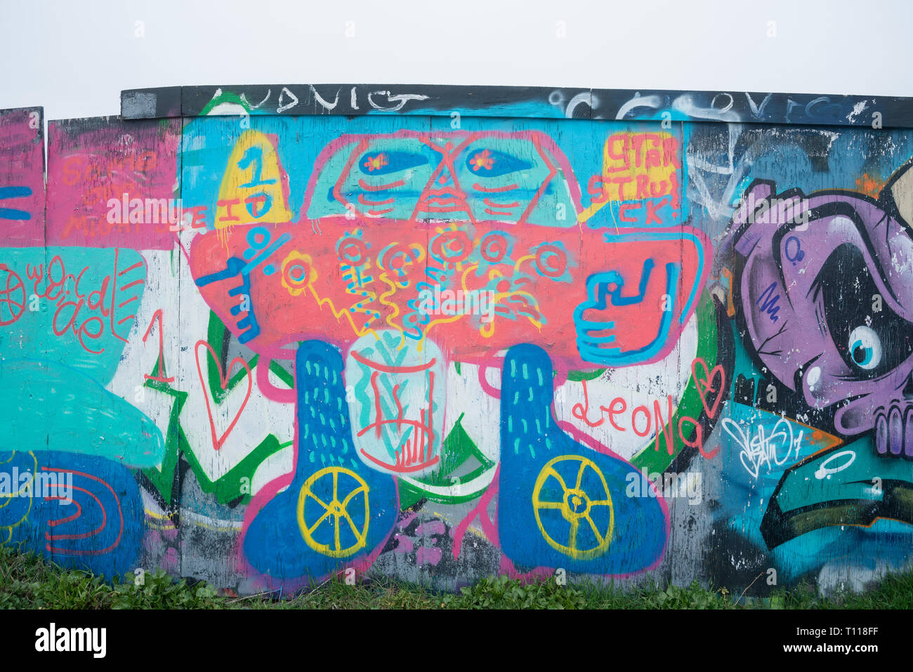 Street art and graffiti in Brighton and Hove Stock Photo - Alamy
