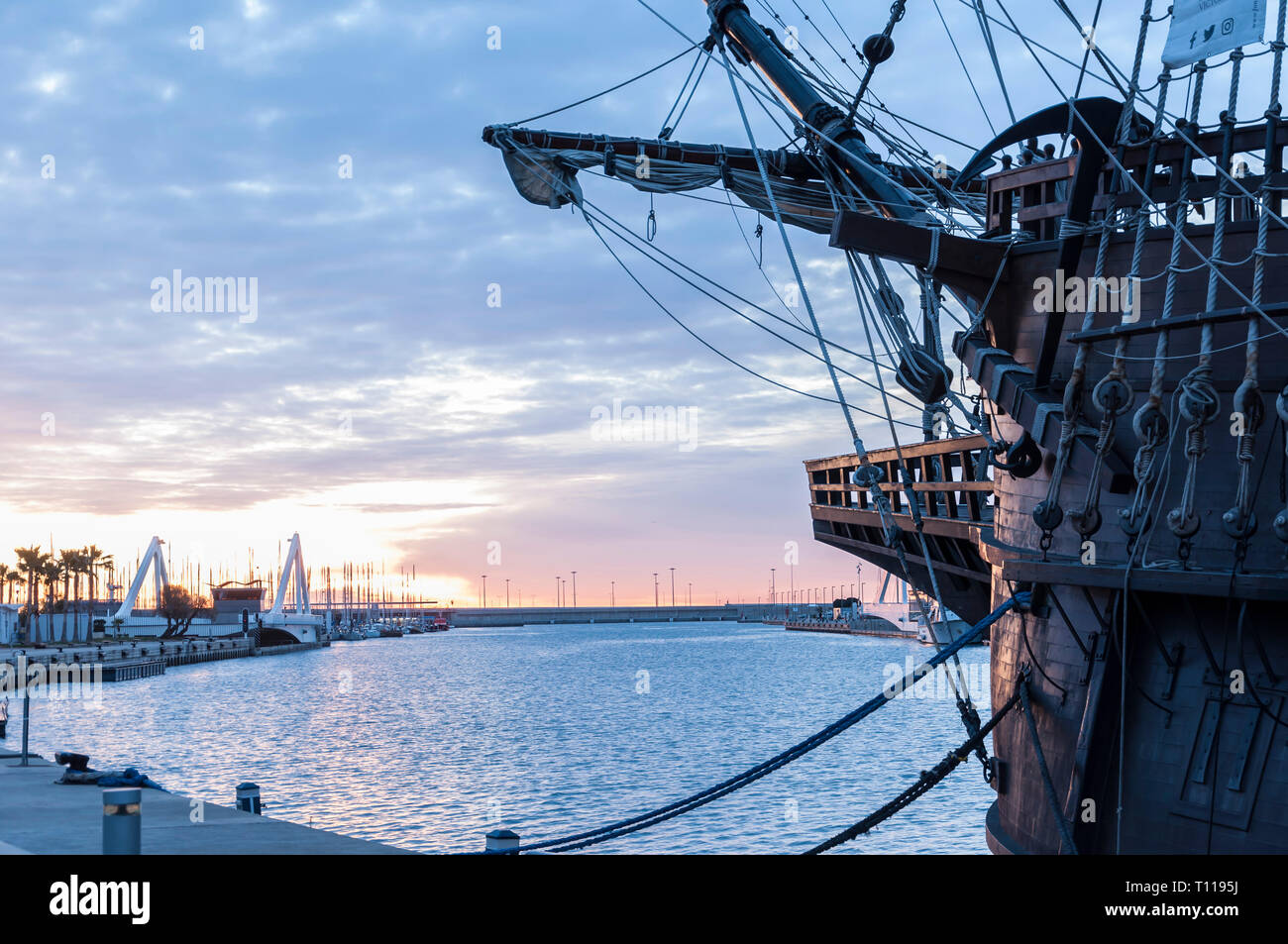 Valencia sail boat hi-res stock photography and images - Alamy
