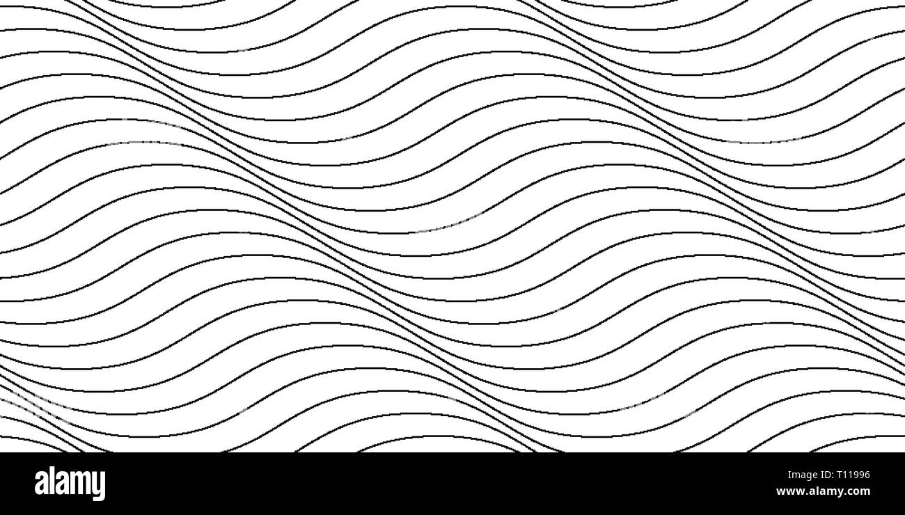Seamless wavy background. Illusion of motion. Liquid shaped lines ...