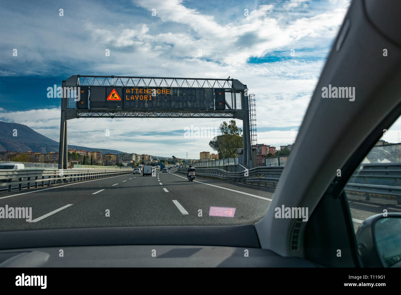 driving car on high way Stock Photo - Alamy
