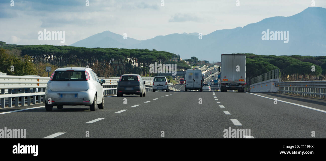 driving car on high way Stock Photo - Alamy