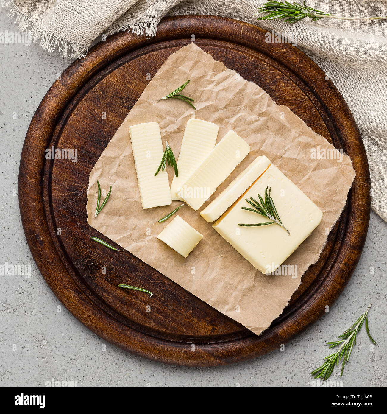 Homemade butter concept Stock Photo - Alamy