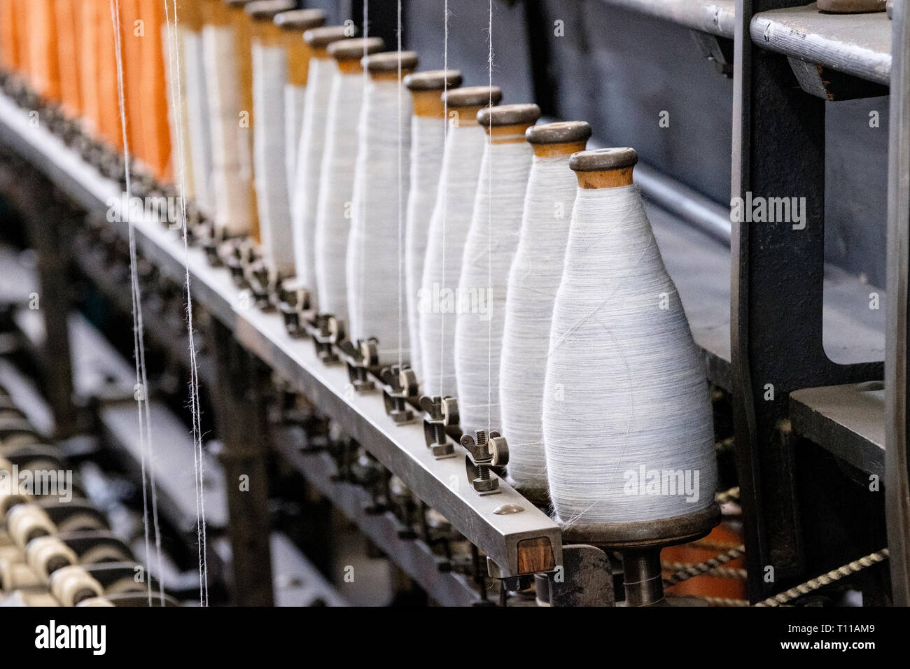 The Textile department at Bradford Industrial Museum, West Yorkshire ...