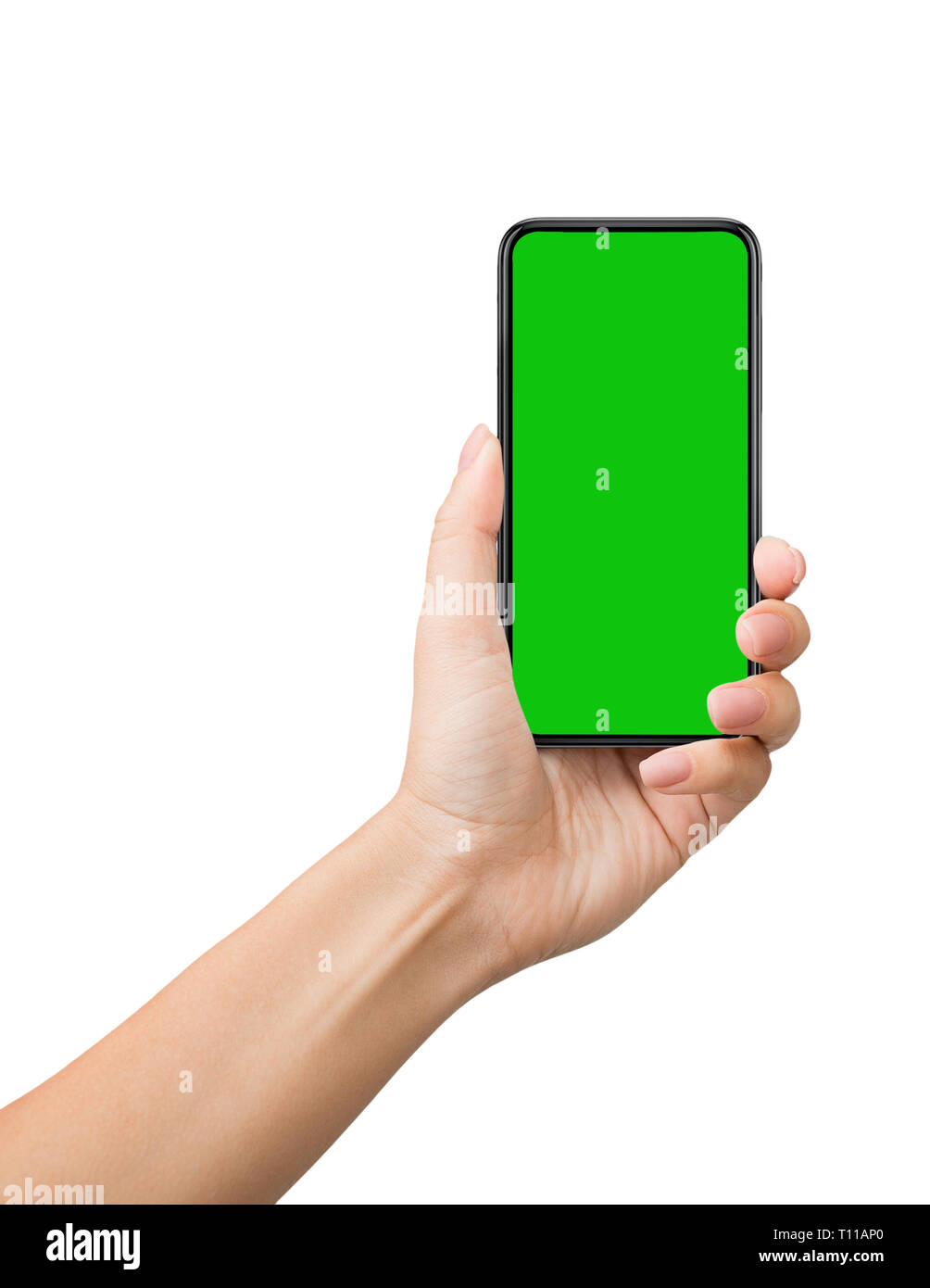 Hand touching smartphone device animation hi-res stock photography and ...