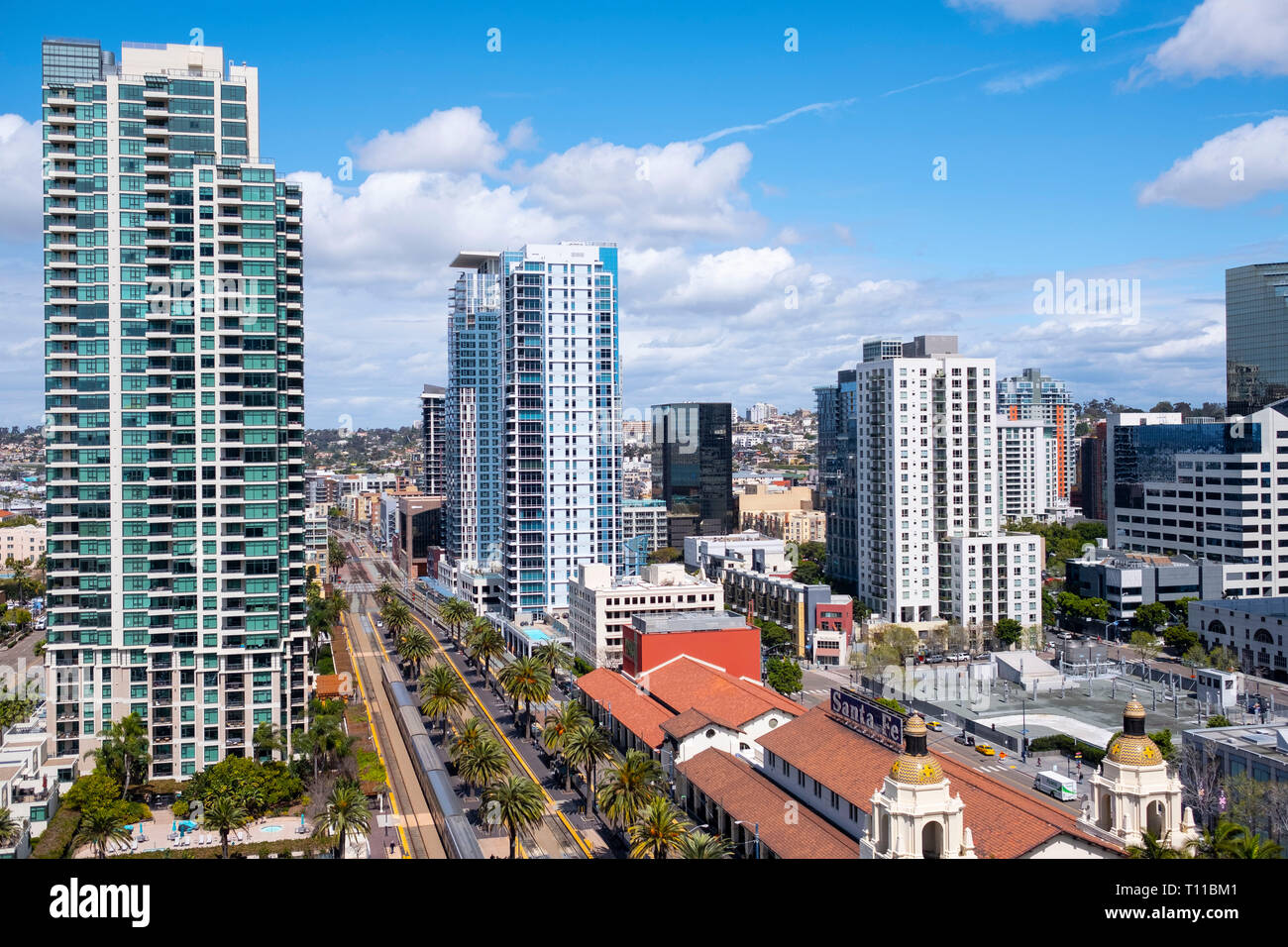 Daytime City Scape of downtown San Diego California Stock Photo - Alamy