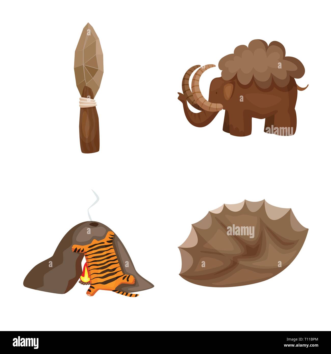 arrow,mammoth,cave,flint,spear,animal,primeval,sharp,prehistoric,wool ...