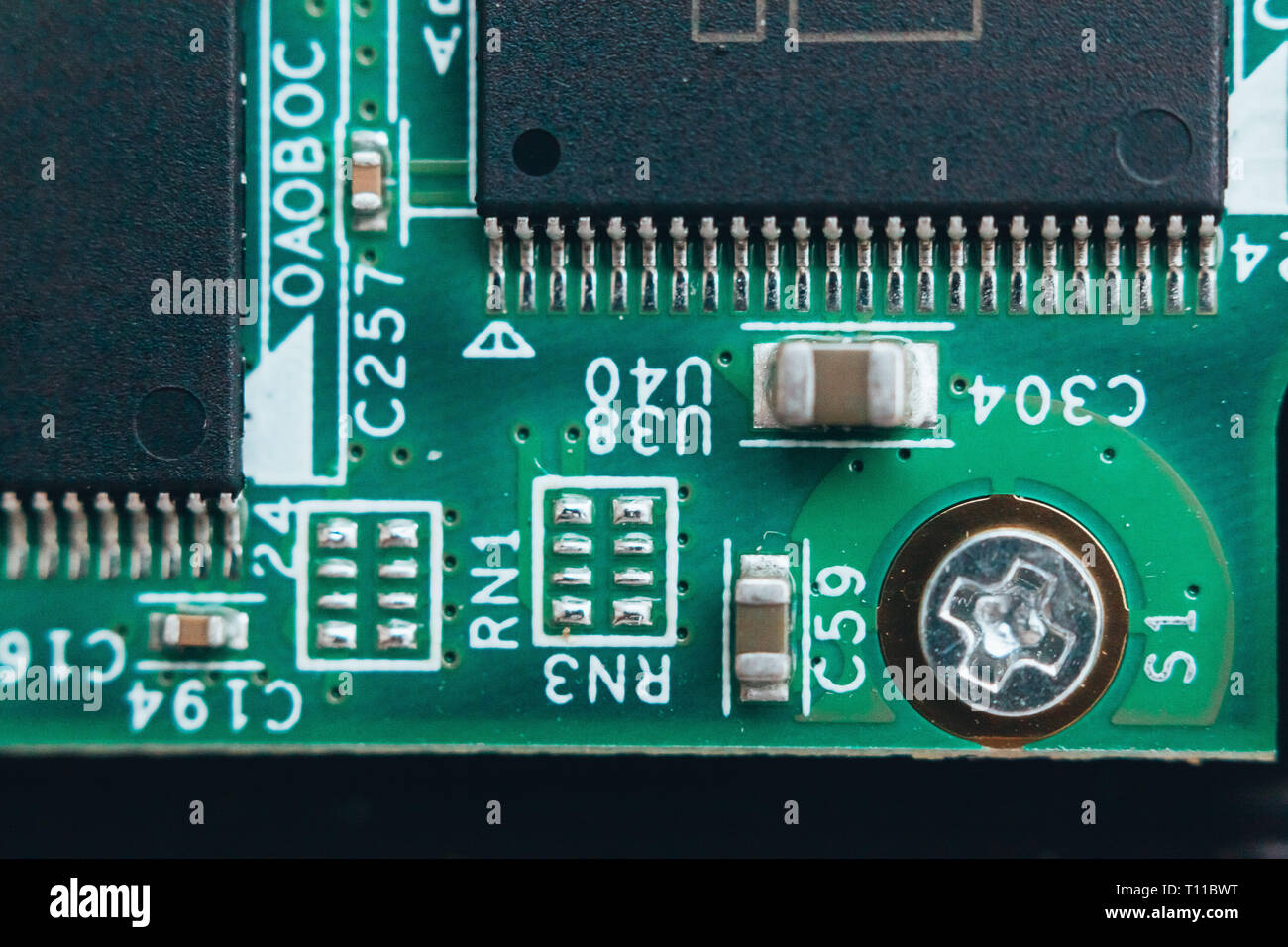 Circuit board repair. Electronic hardware modern technology ...