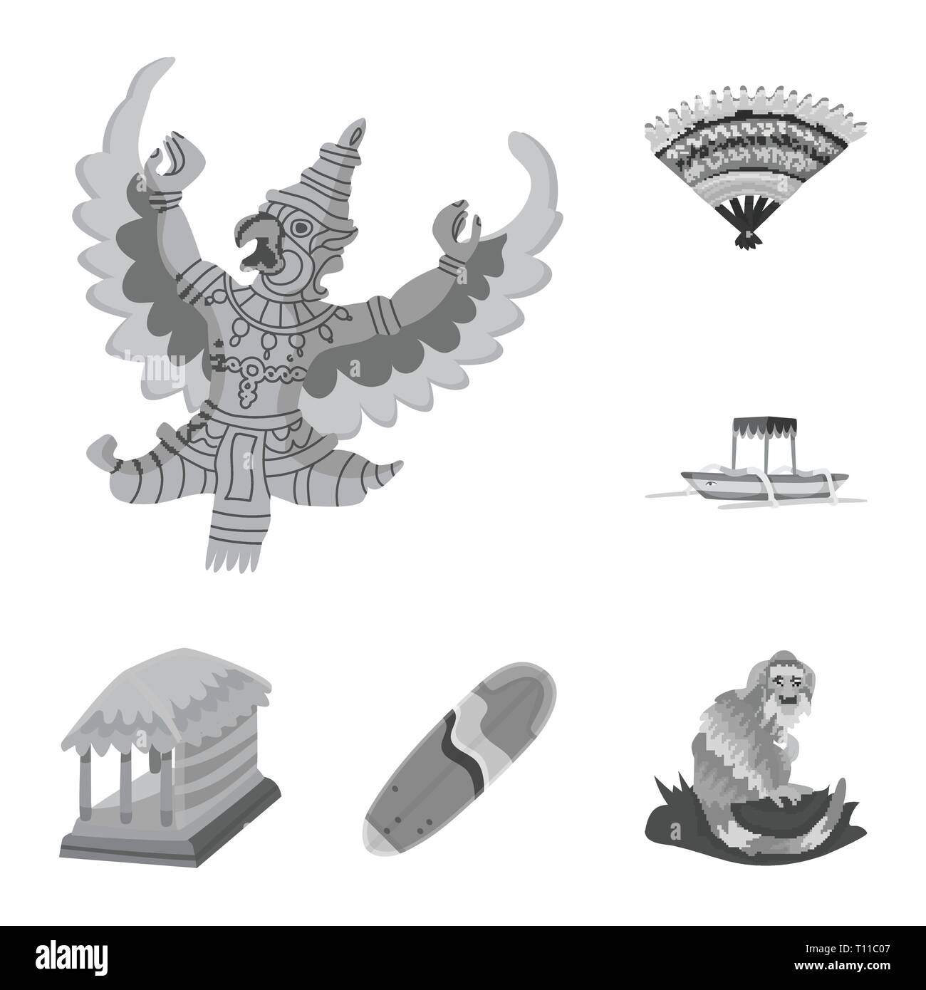 Garuda indonesia vector vectors Stock Vector Images - Alamy