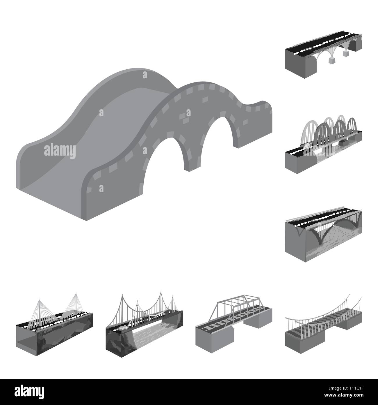 bridge,pedestrian,mounted,railway,rock,sea,column,shore,construction ...