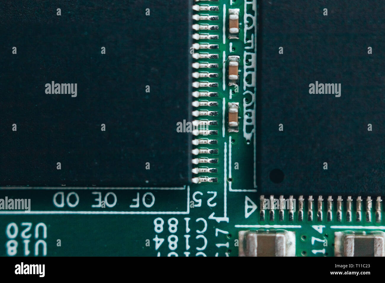 Circuit board repair. Electronic hardware modern technology ...