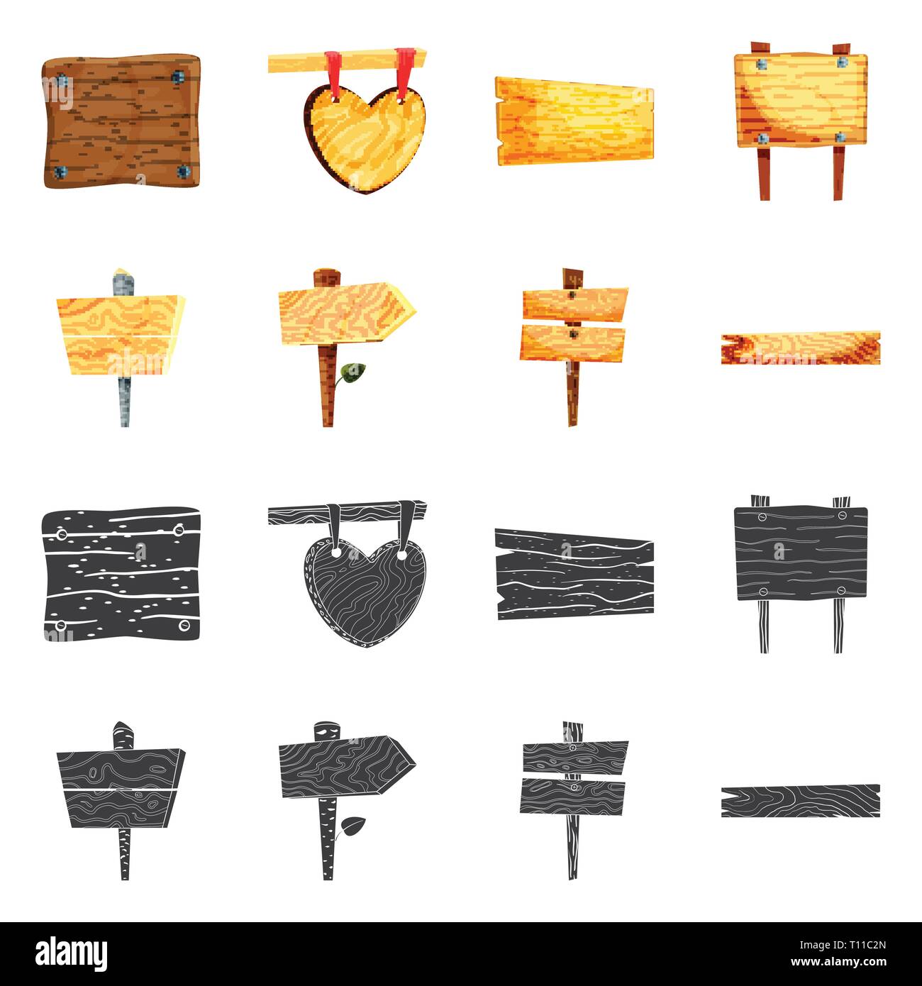 Old metal fence post Stock Vector Images - Alamy