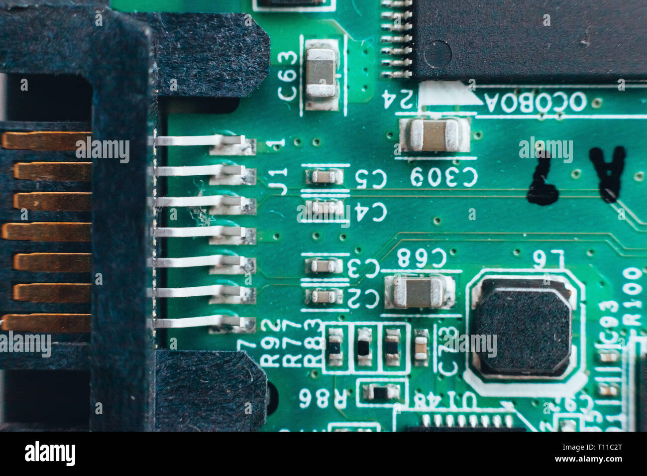Circuit board repair. Electronic hardware modern technology ...