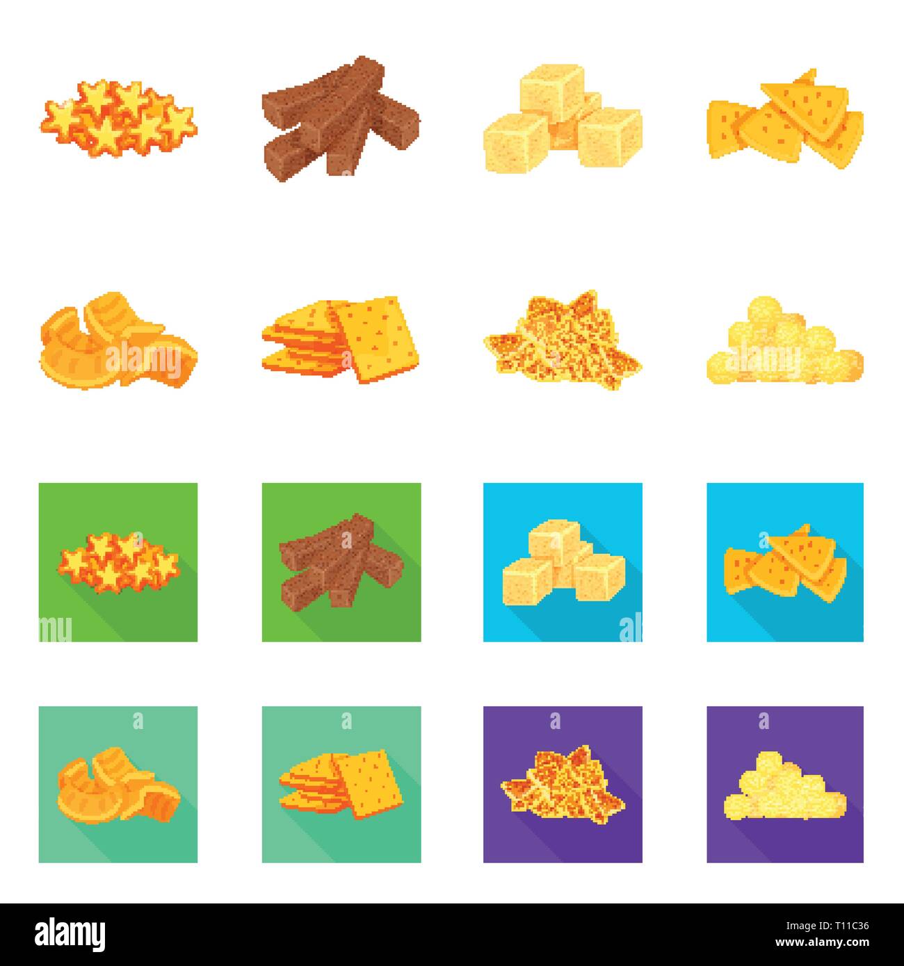 Crackers and fruit Stock Vector Images - Alamy