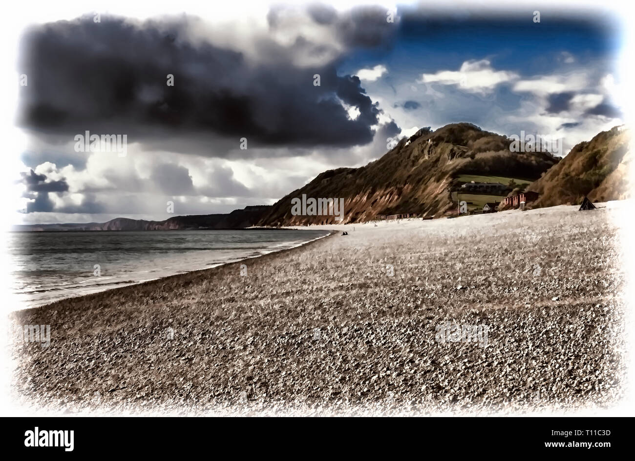 Branscombe beach hi-res stock photography and images - Alamy