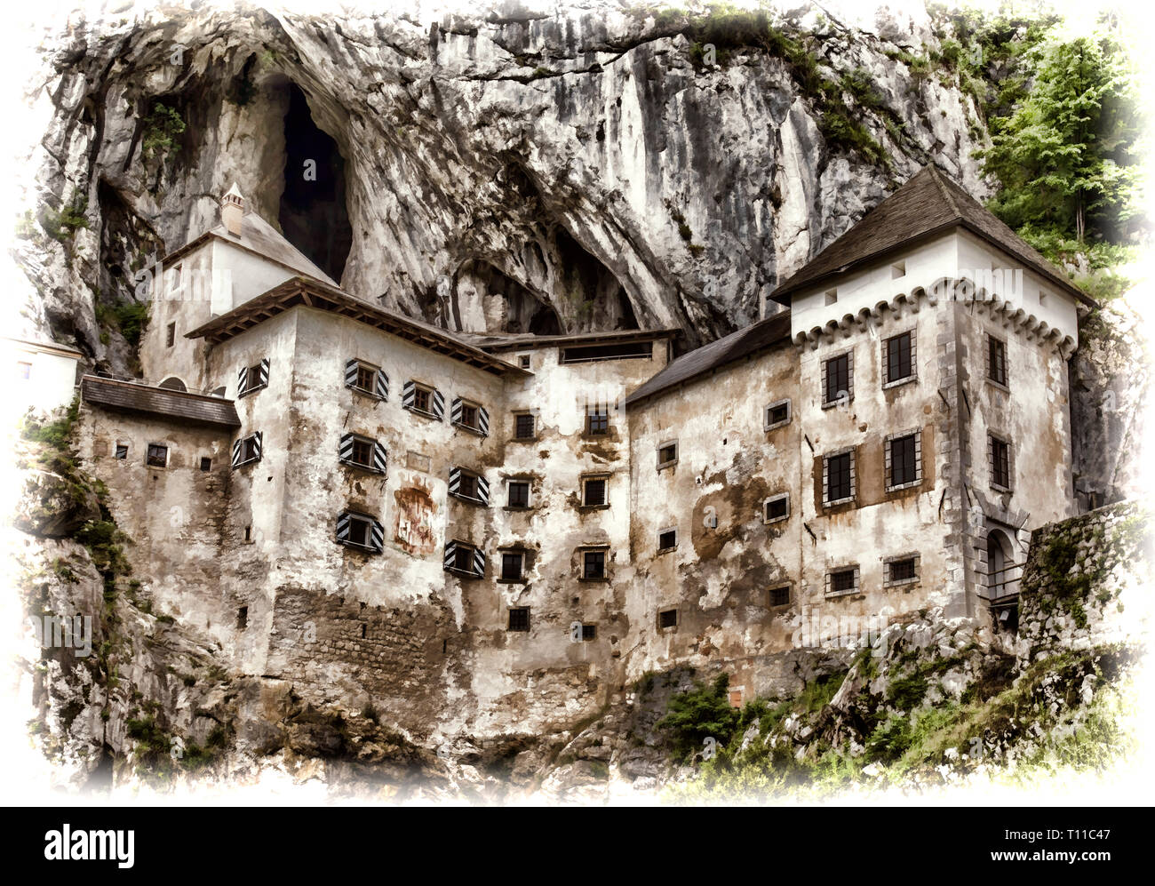 Postojna Castle in Slovenia Stock Photo - Alamy