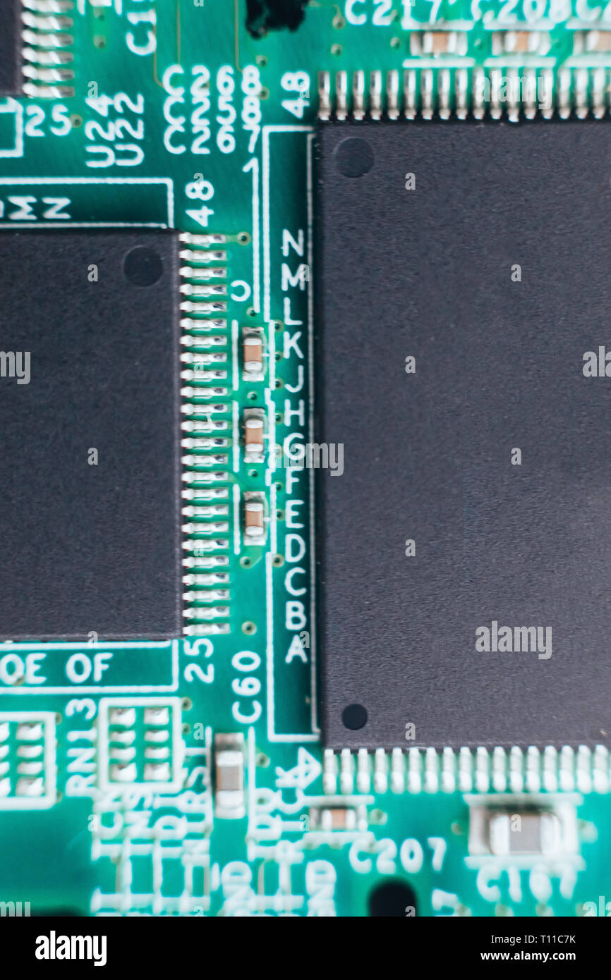 Circuit board repair. Electronic hardware modern technology ...