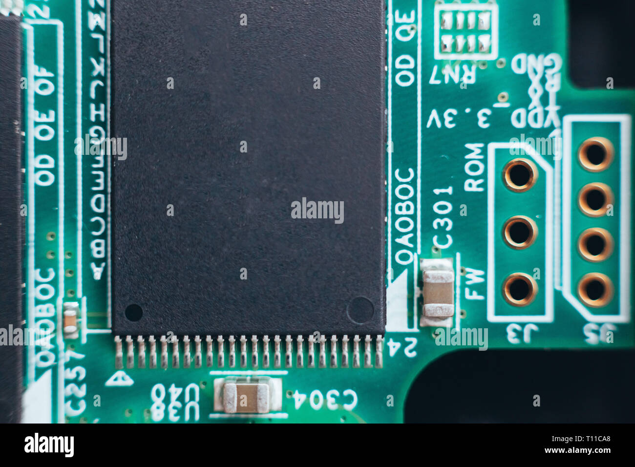 Circuit board repair. Electronic hardware modern technology ...