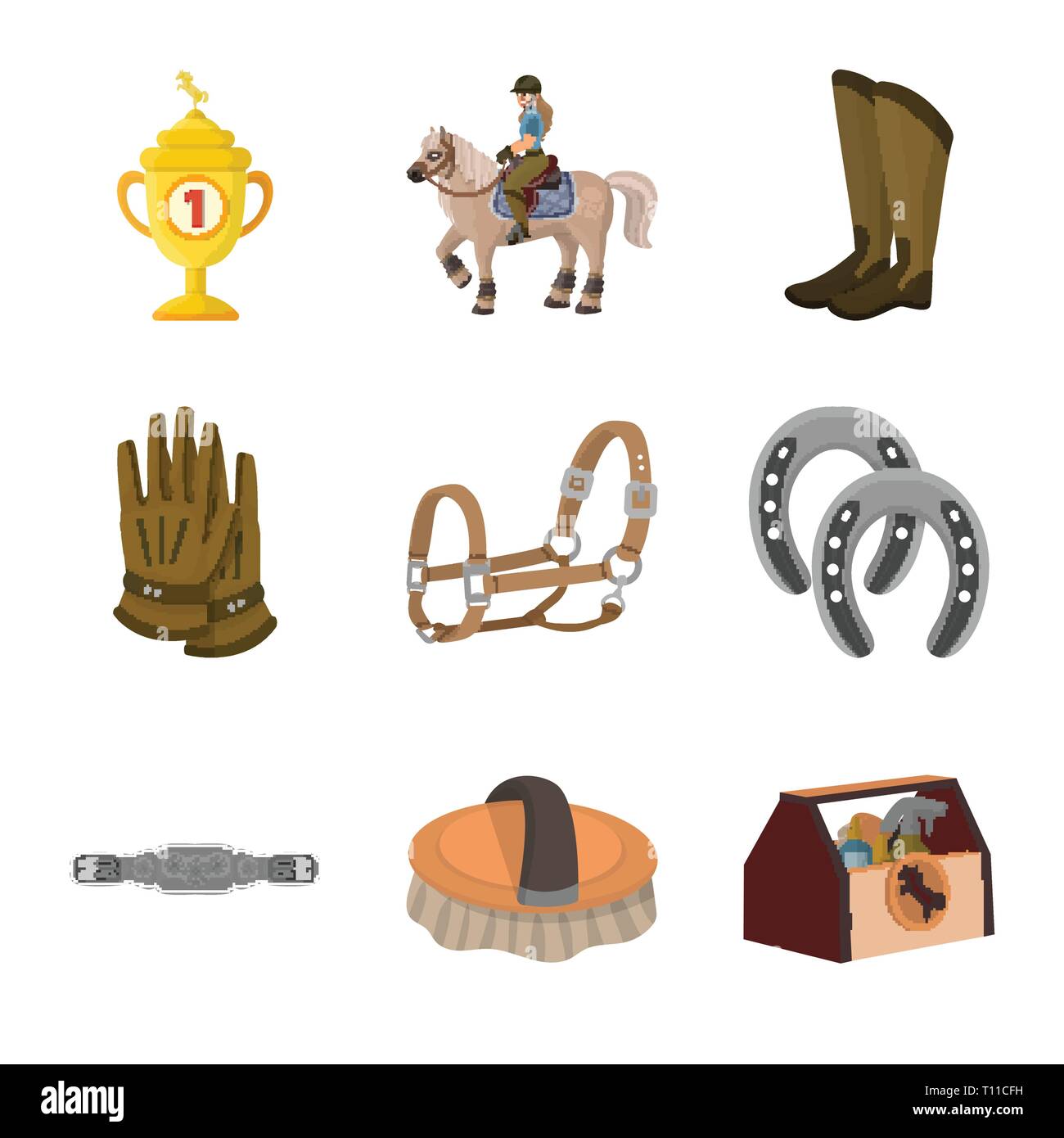 Horse hoof brush Cut Out Stock Images & Pictures - Alamy