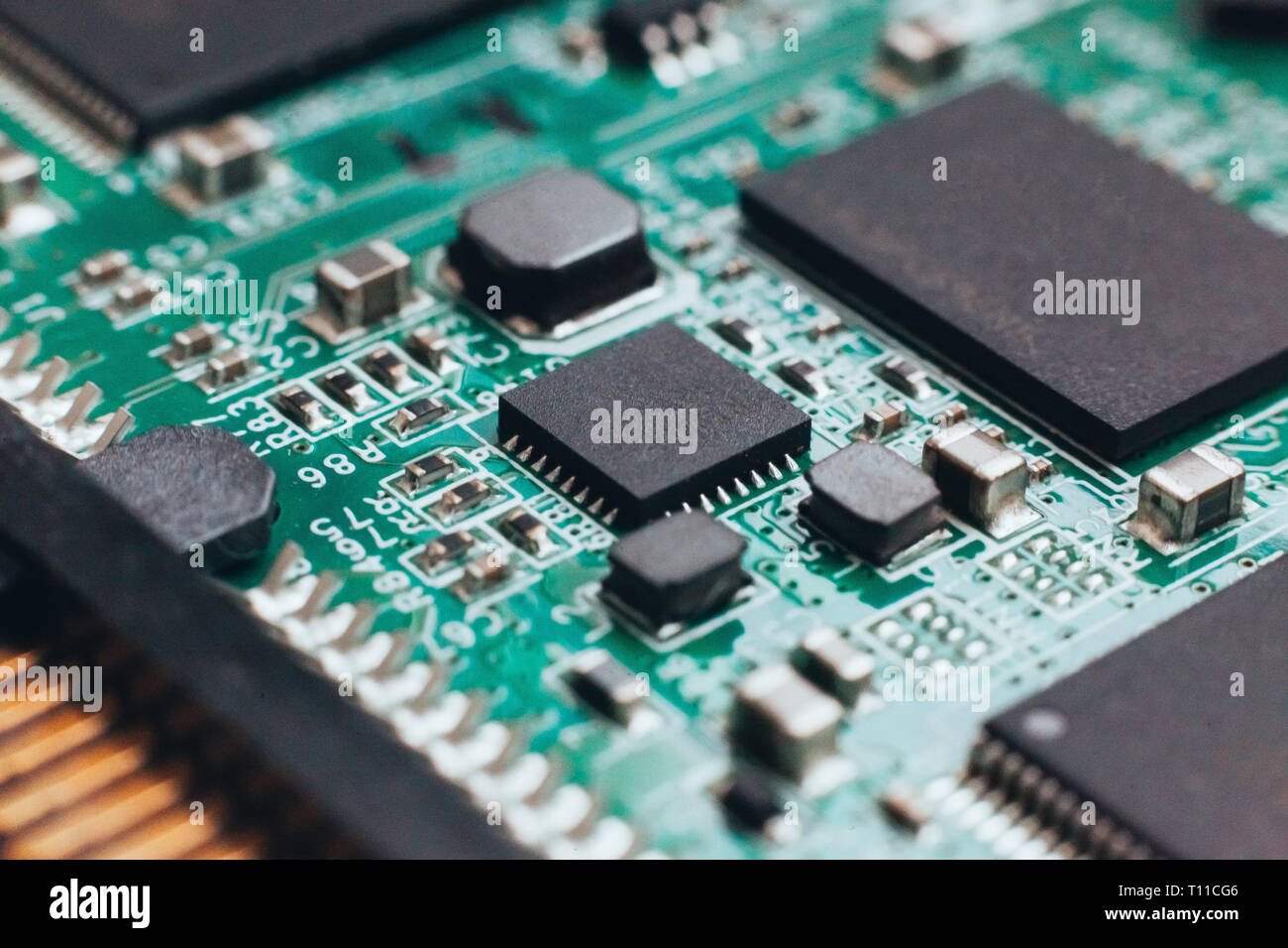 Circuit board repair. Electronic hardware modern technology ...