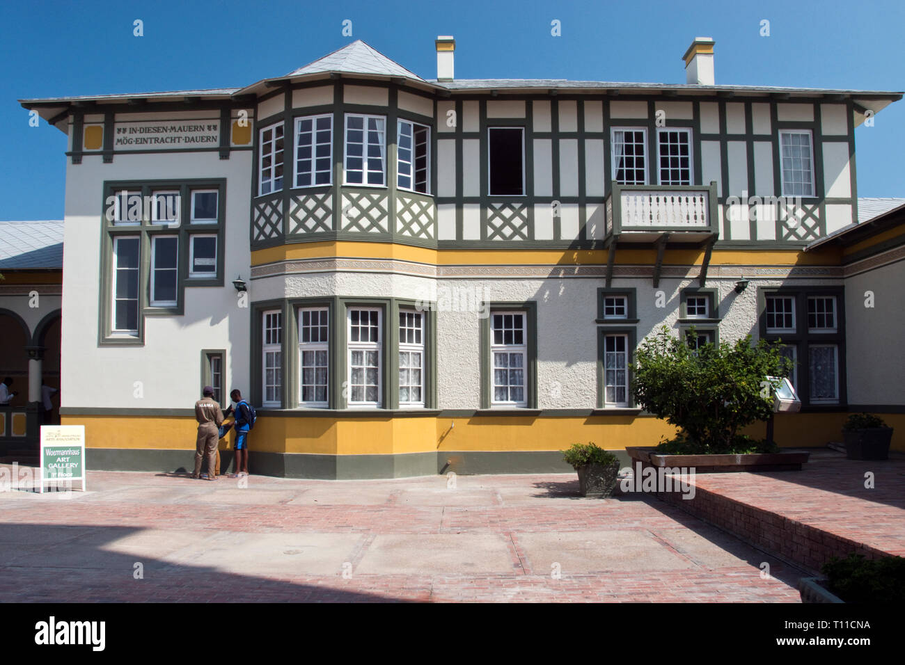 Swakopmund namibia german style architecture hi-res stock photography ...