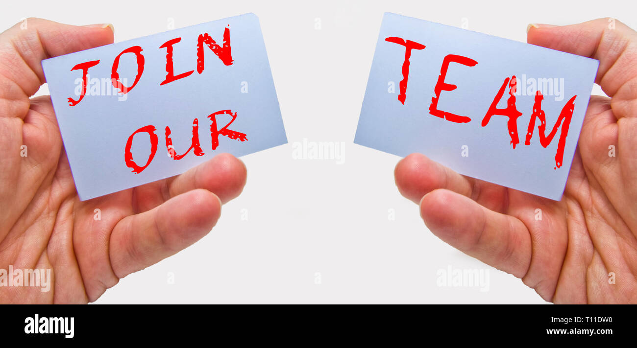 Join our team hi-res stock photography and images - Alamy
