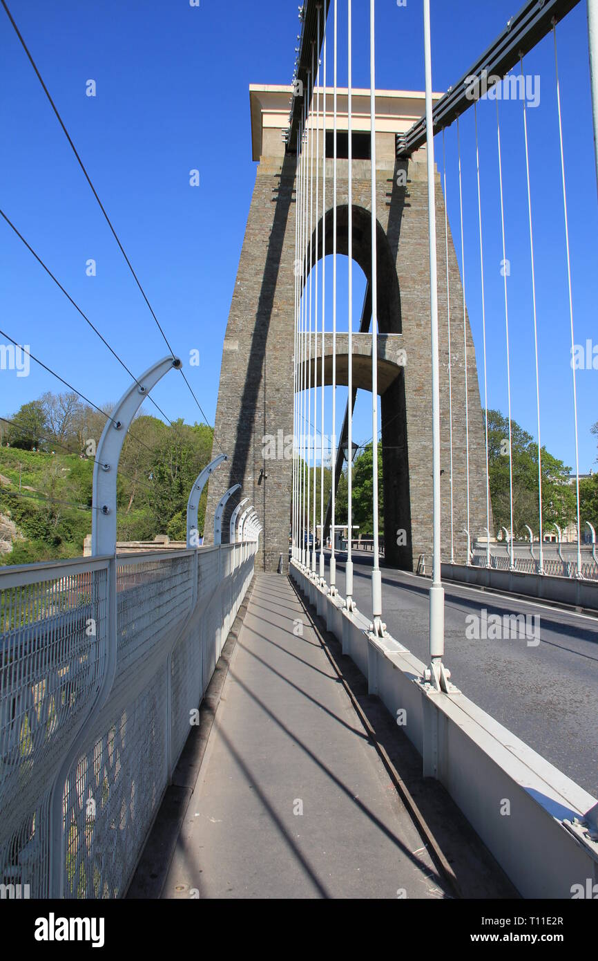 Concorde clifton suspension bridge hi-res stock photography and images ...