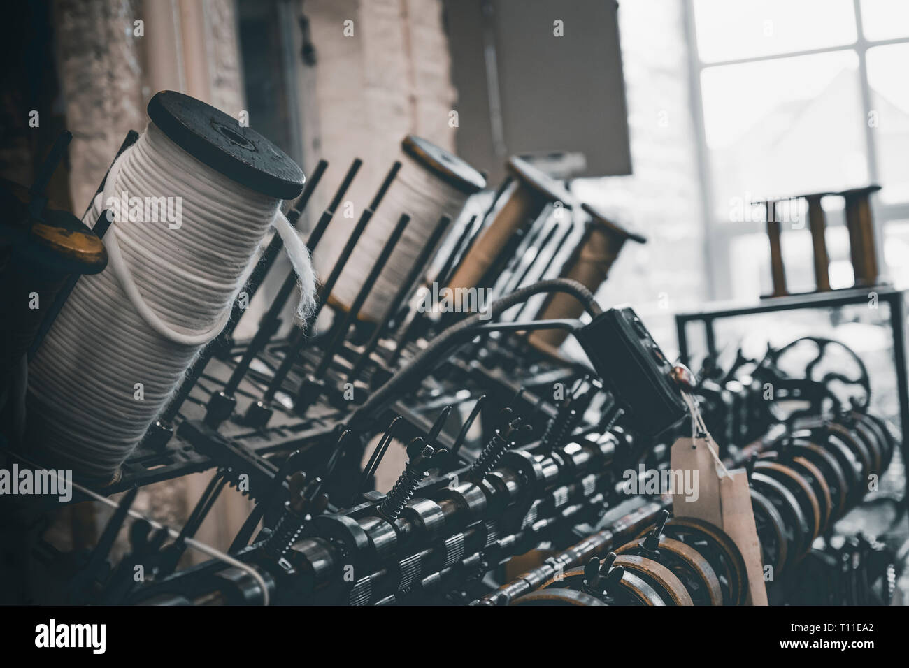 The Textile department at Bradford Industrial Museum, West Yorkshire ...