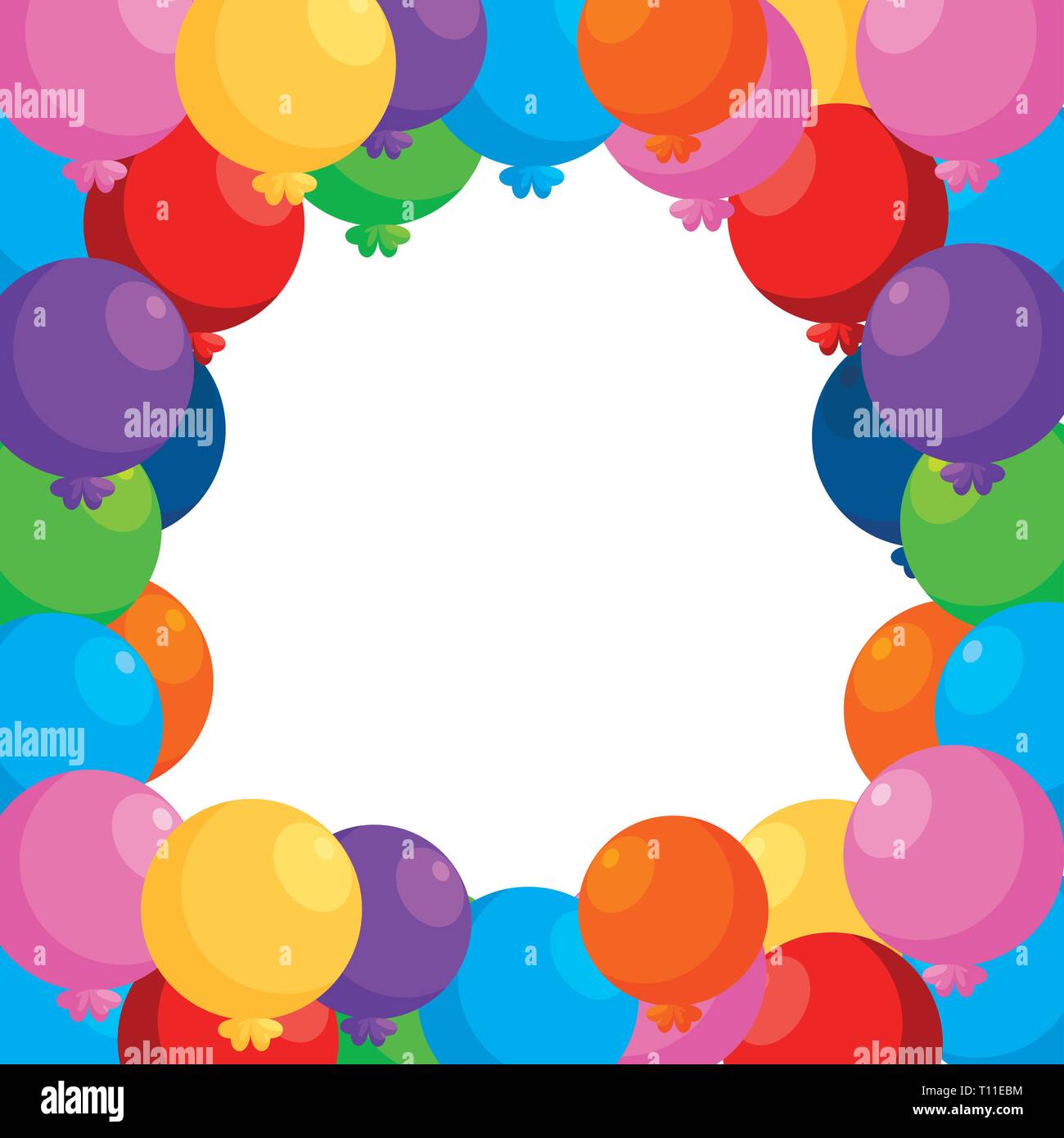 Balloon Border High Resolution Stock Photography and Images - Alamy