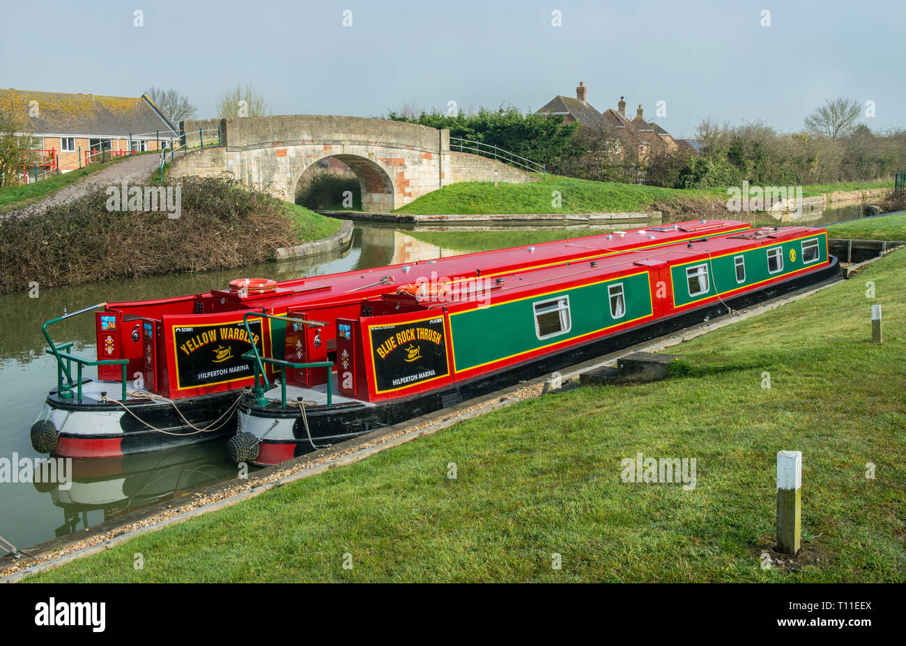 The Kennet and Avon Canal at Hilperton Wiltshire Stock Photo - Alamy