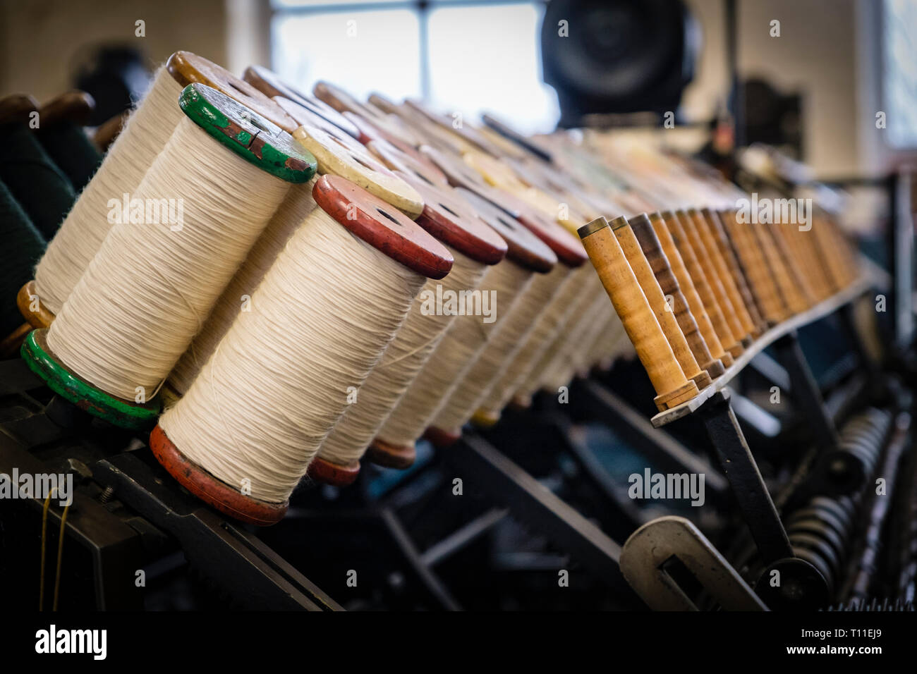 The Textile department at Bradford Industrial Museum, West Yorkshire ...