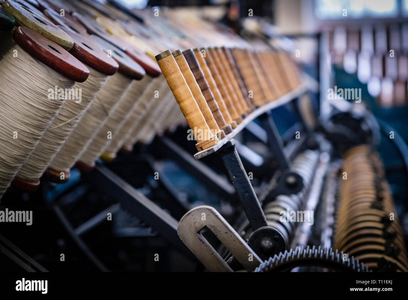 The Textile department at Bradford Industrial Museum, West Yorkshire ...