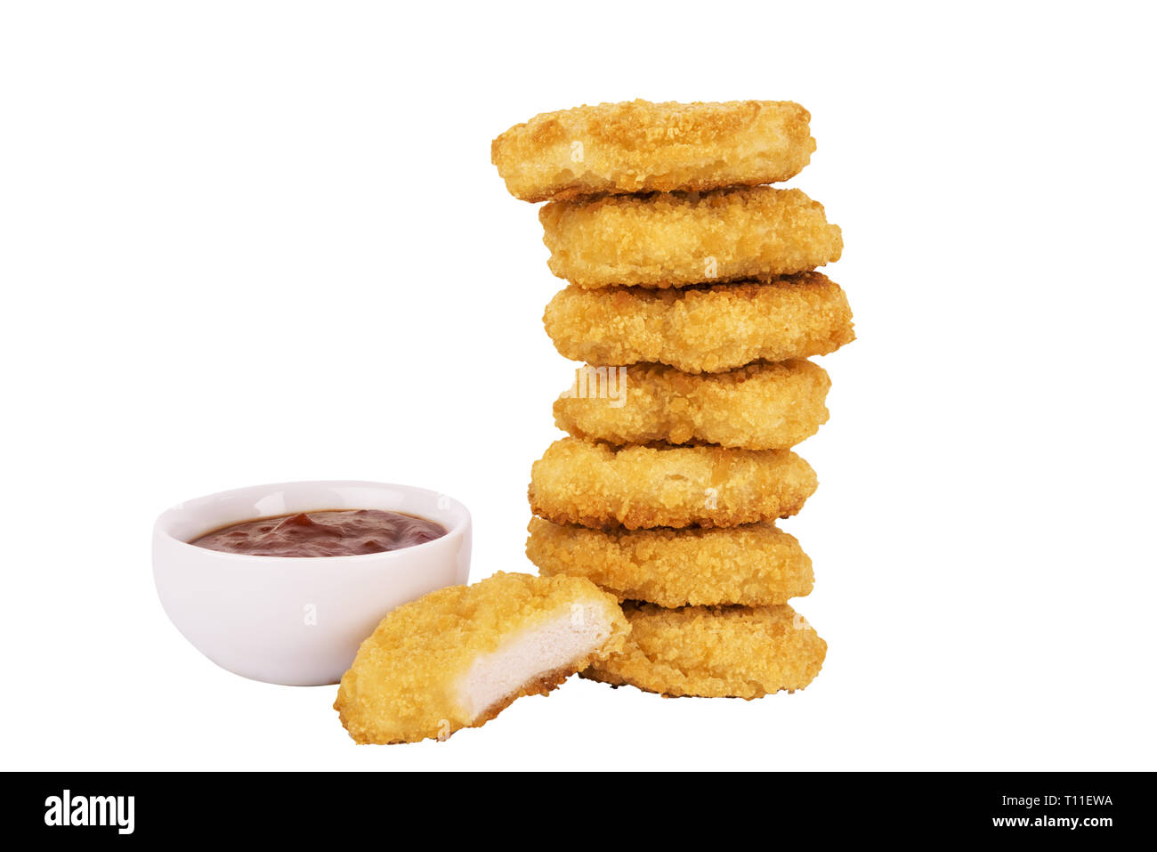 Chicken nugget cut out hi-res stock photography and images - Alamy