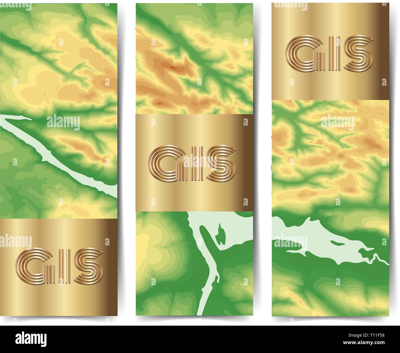Topographic height Stock Vector Images - Alamy