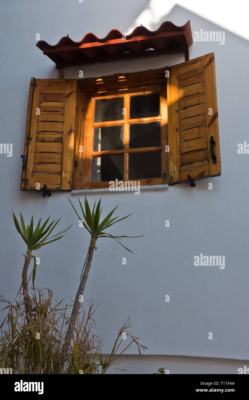 Mediterranean window shutters hi-res stock photography and images - Alamy