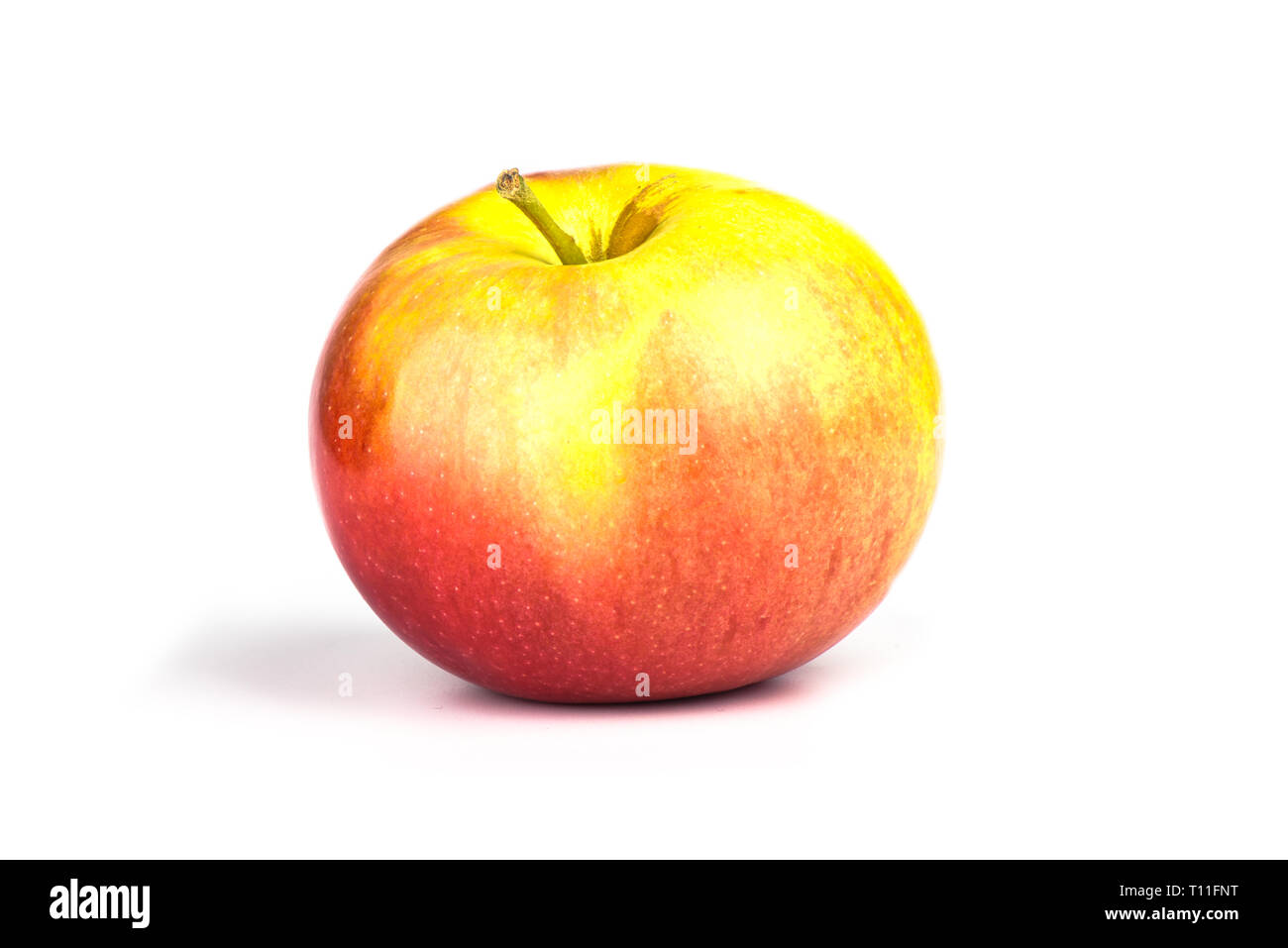 Fresh apple closeup isolated on white background. Copy space Stock ...