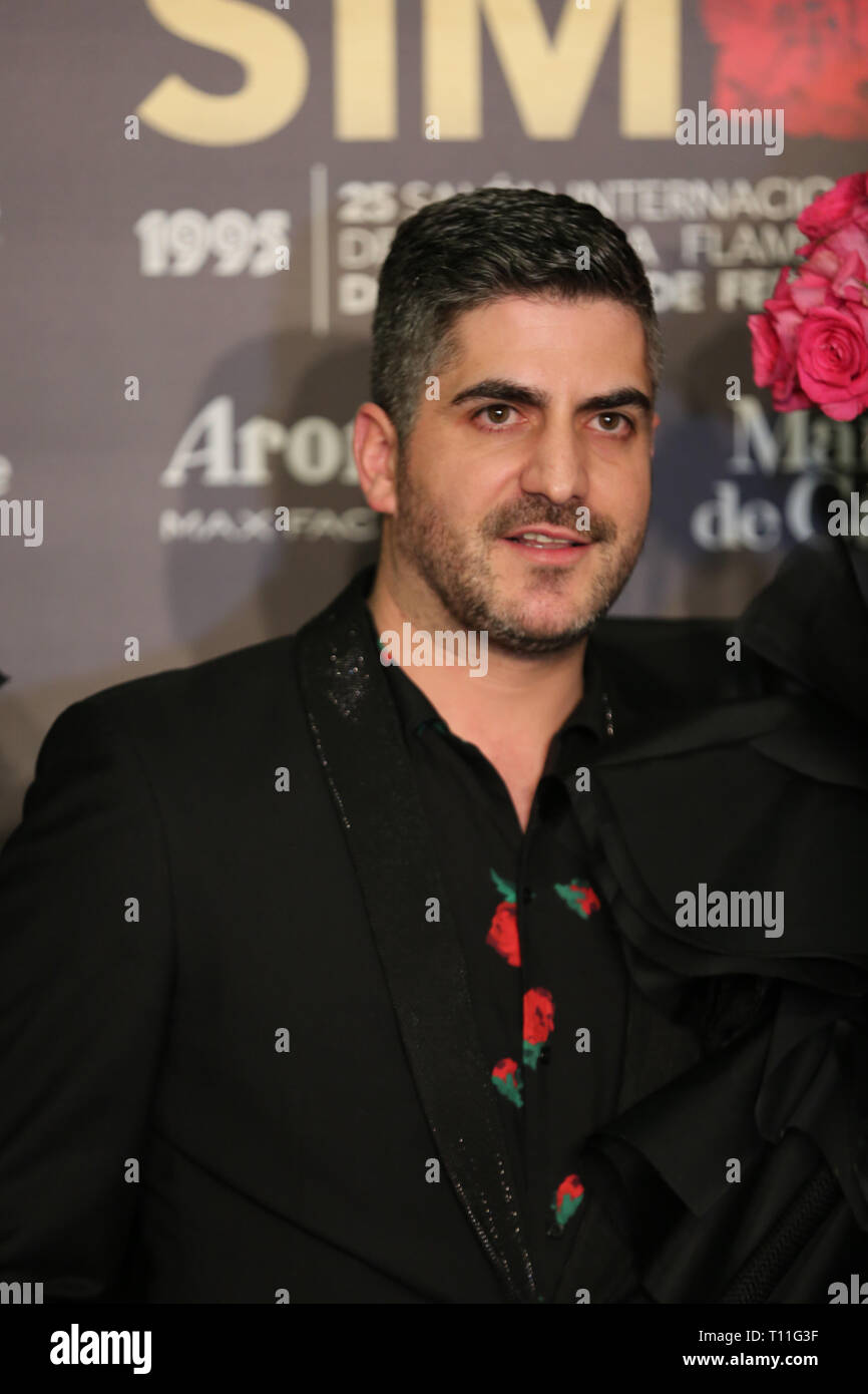 Designer Javier Garcia backstage Stock Photo - Alamy
