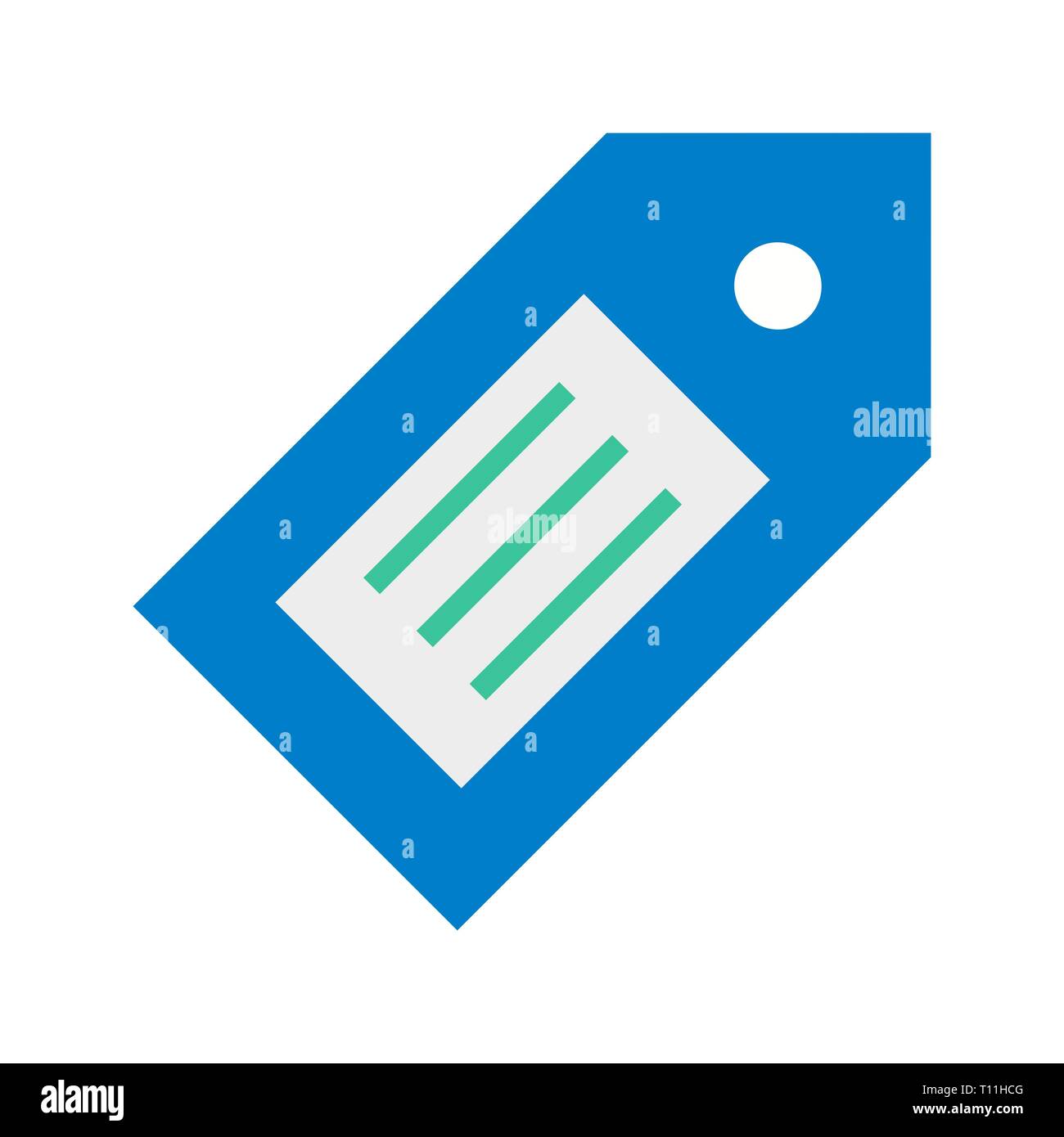 Illustration Tag Icon Stock Photo - Alamy