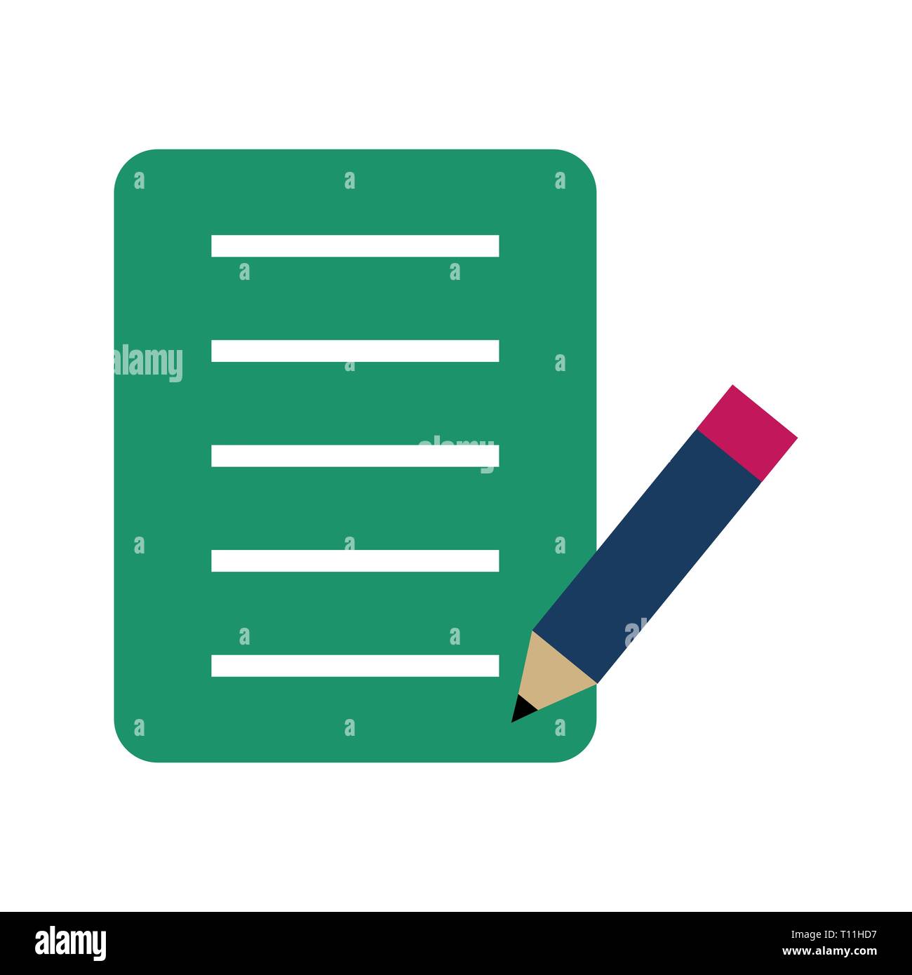 Illustration Edit Icon Stock Photo - Alamy