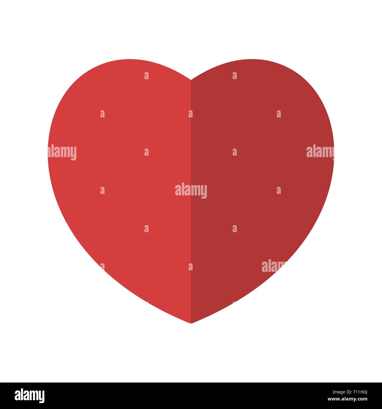 Illustration Heart Icon Stock Photo - Alamy