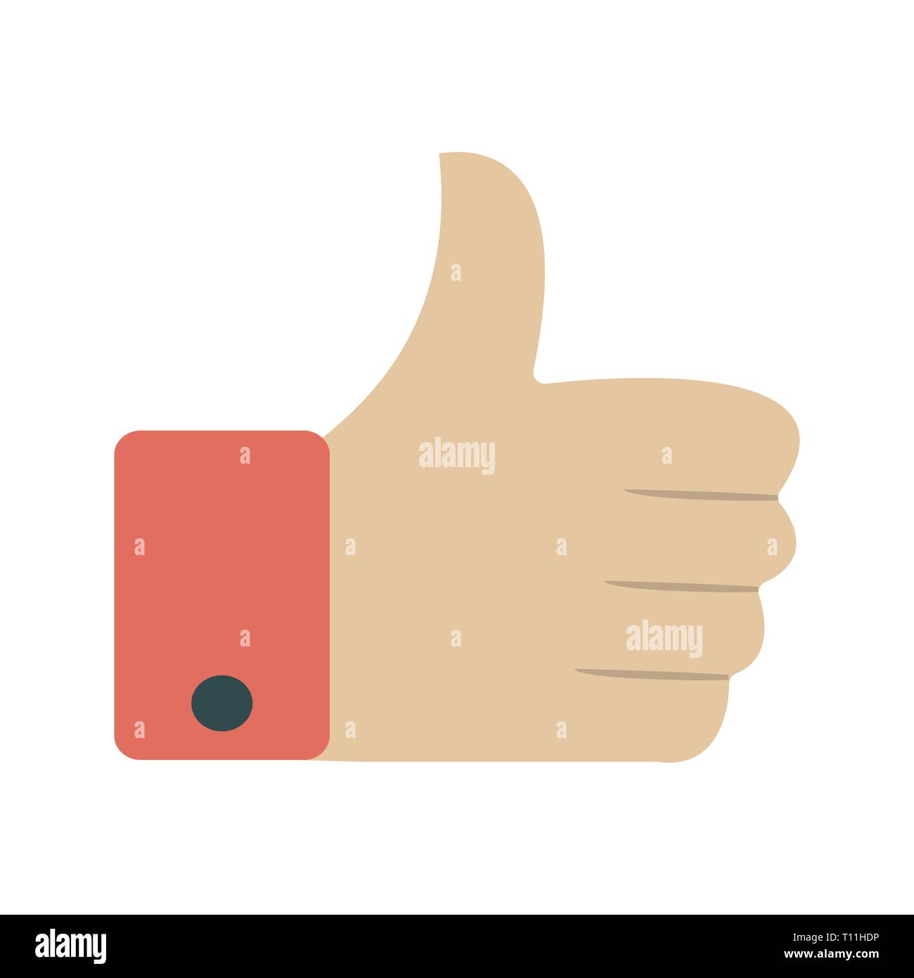 Illustration Like Icon Stock Photo - Alamy