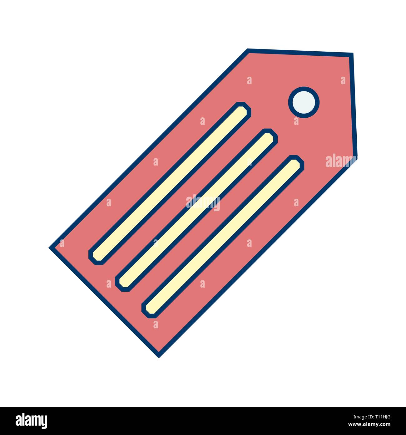 Vector Tag Icon Stock Photo - Alamy