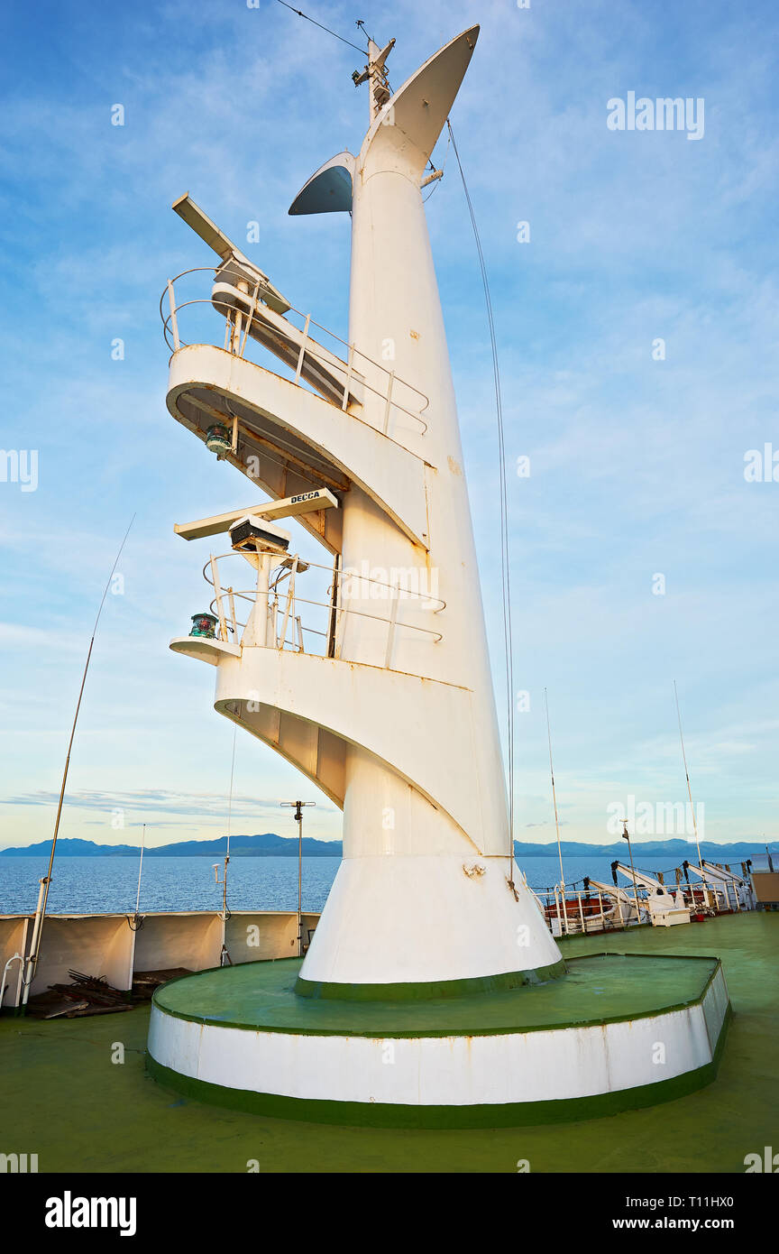 Radar mast on cruise ship hi-res stock photography and images - Alamy
