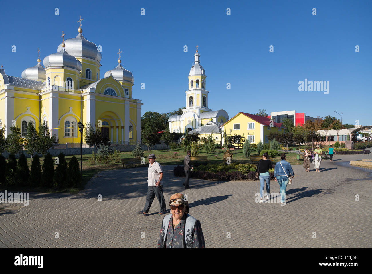 31.08.2016, Comrat, Gagauzia, Moldova - the Russian Orthodox cathedral ...