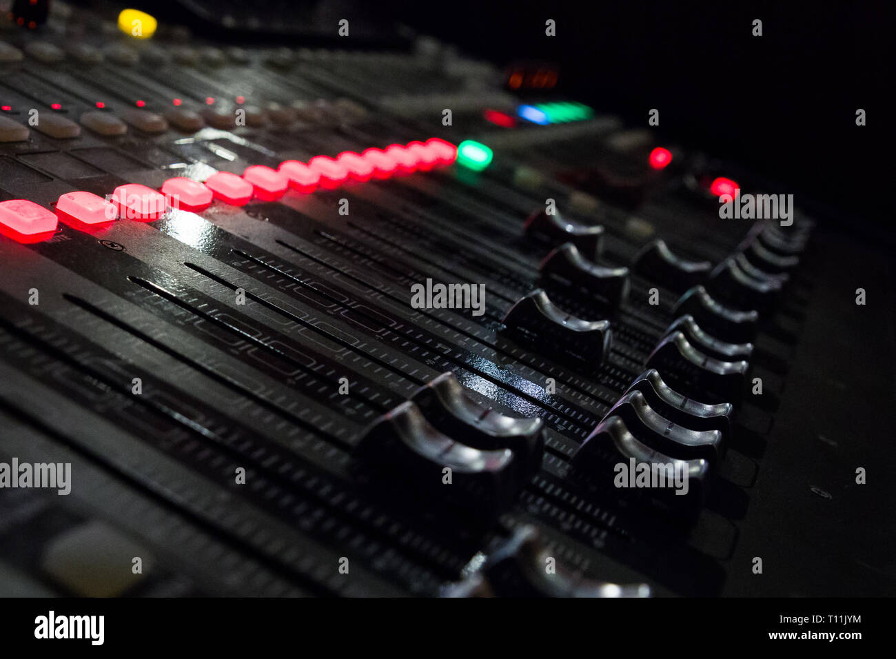 Mixing console control room hi-res stock photography and images - Alamy