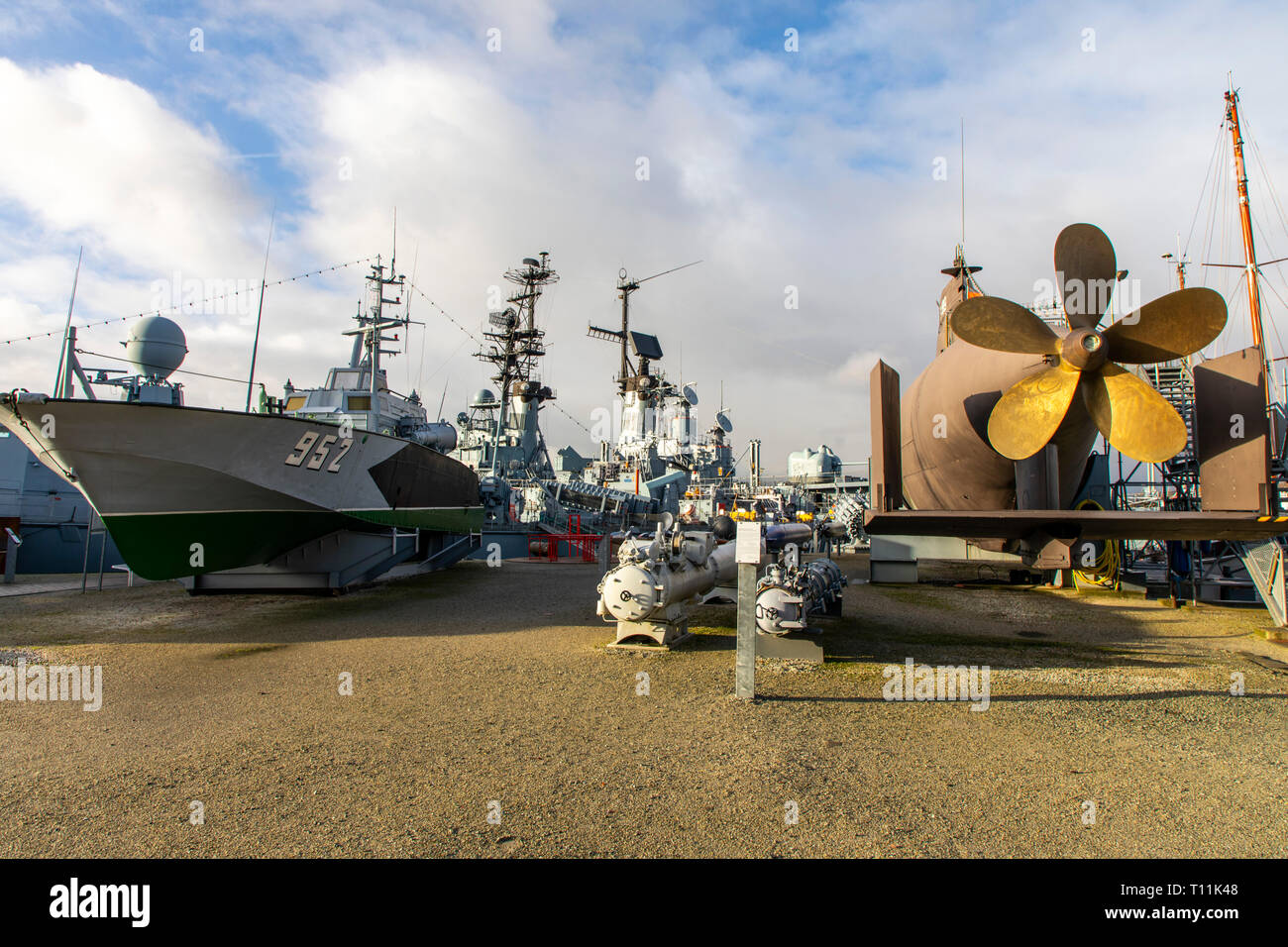 Wilhelmshaven, German Navy Museum, on the south beach, history of the ...