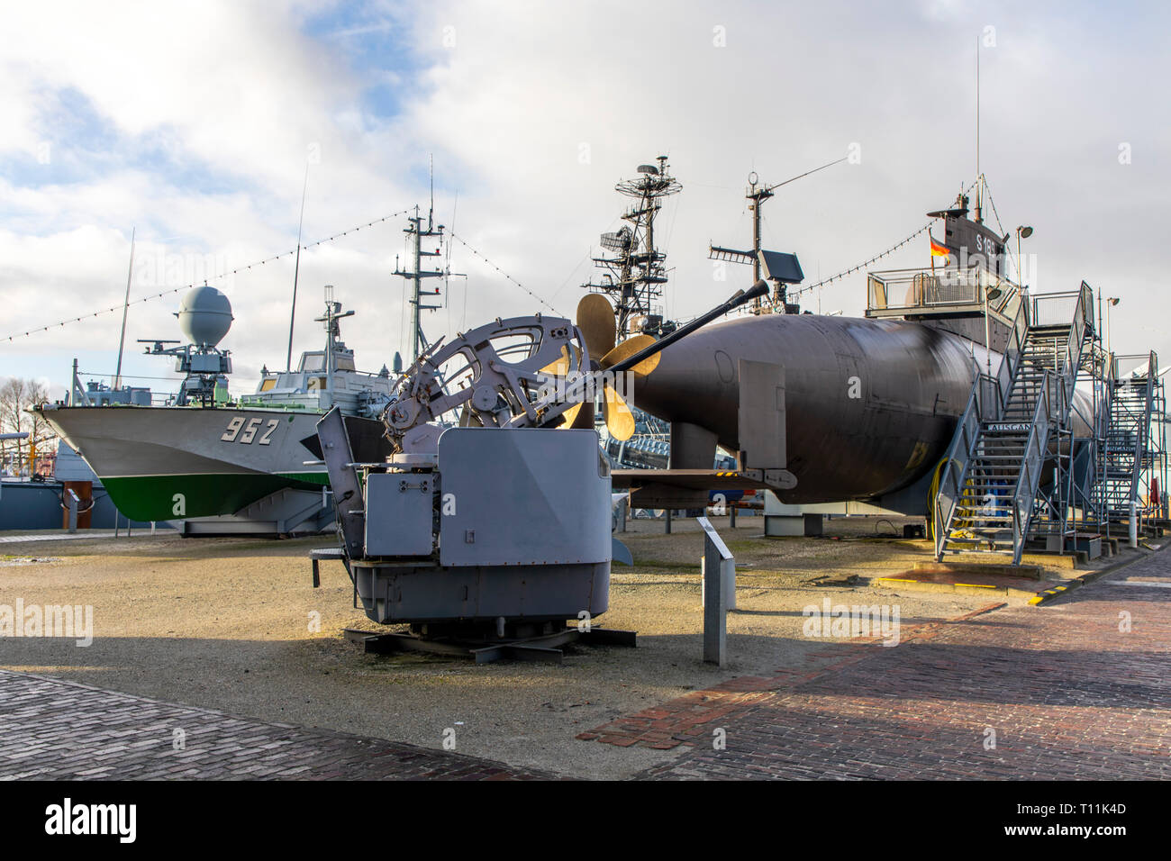 Wilhelmshaven, German Navy Museum, on the south beach, history of the ...