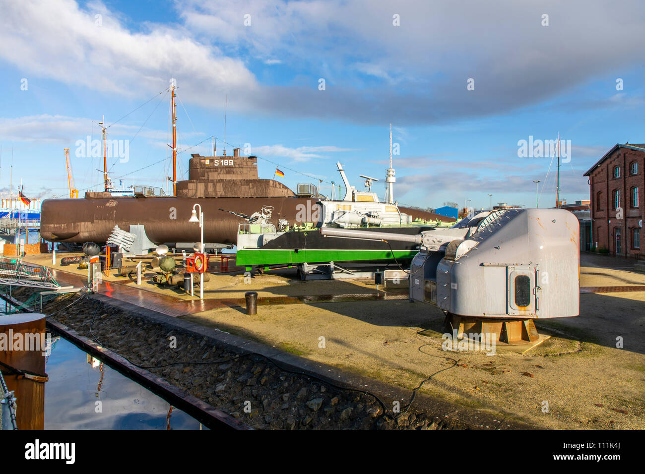 Wilhelmshaven, German Navy Museum, on the south beach, history of the ...