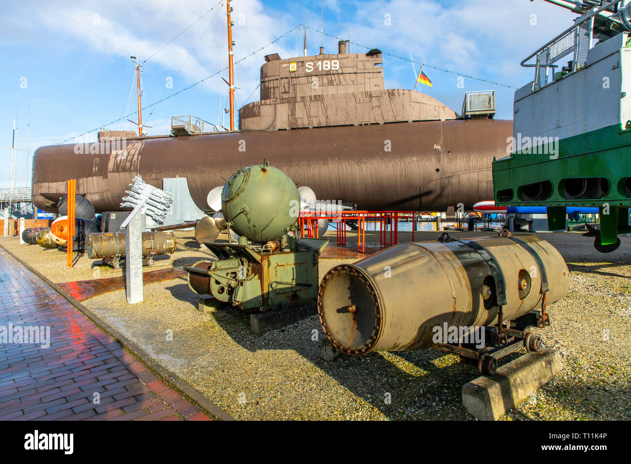 Wilhelmshaven, German Navy Museum, on the south beach, history of the ...